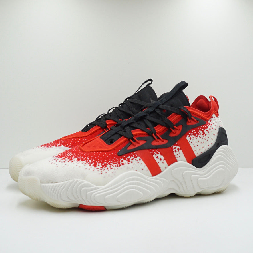 Adidas Trae Young 3 Off White Vivid Red Black