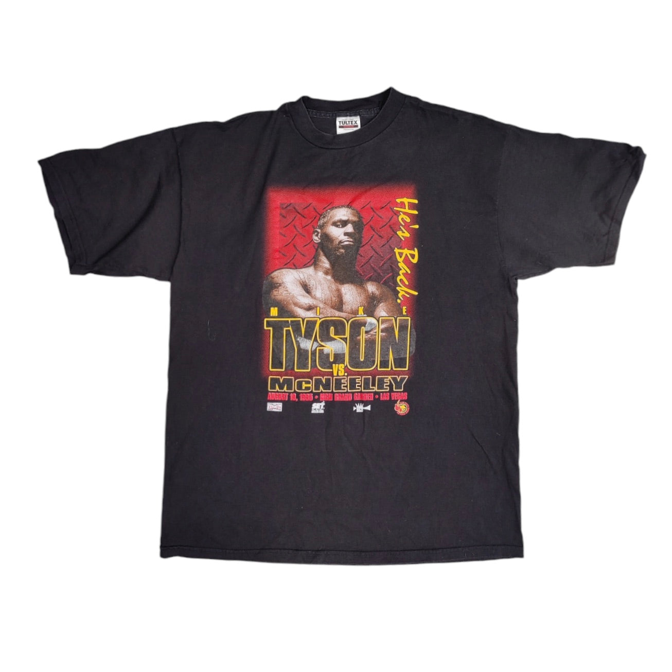 Tultex Mike Tyson Vs Mc Neeley 1995 Promo Tshirt