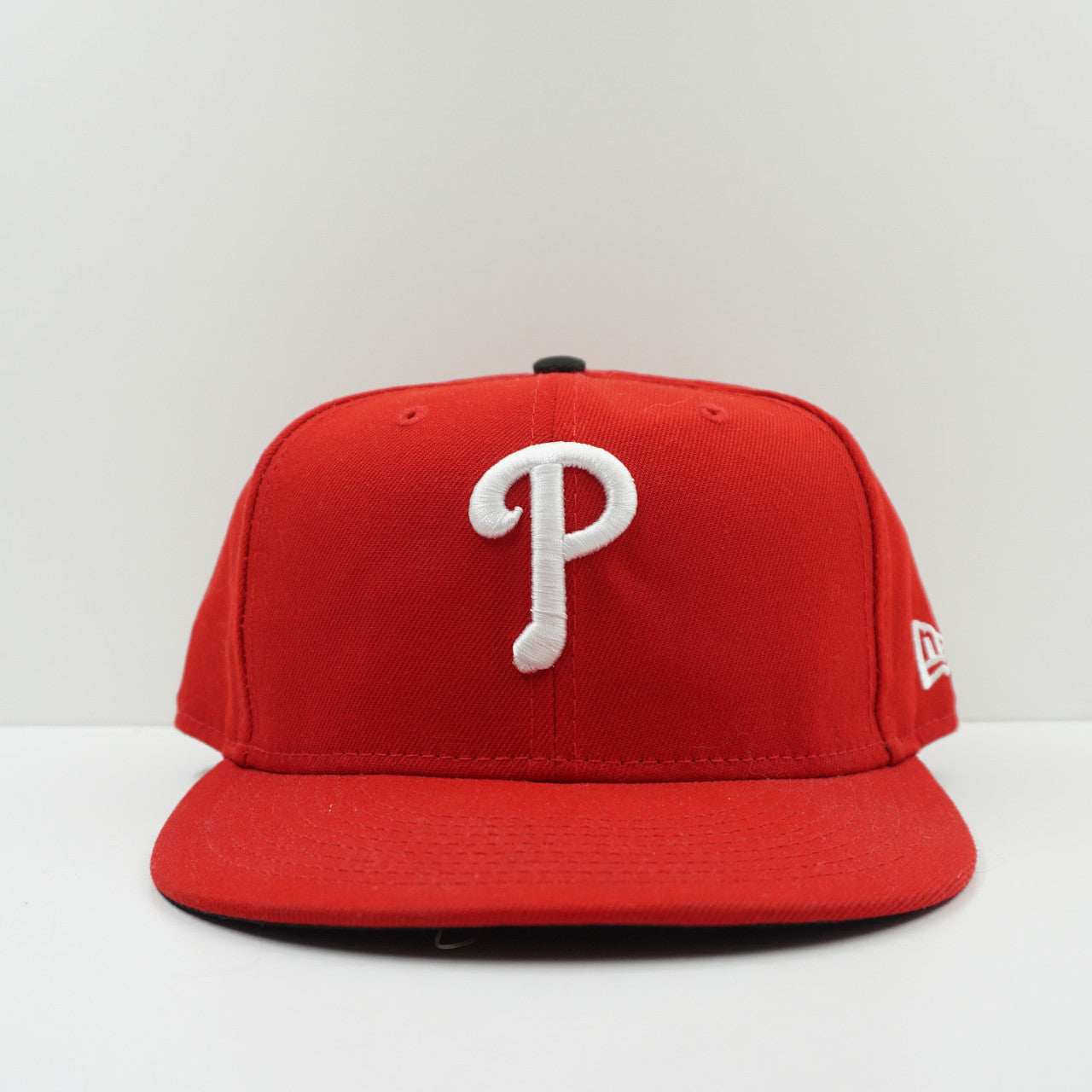 New Era Logo Red Fitted Cap